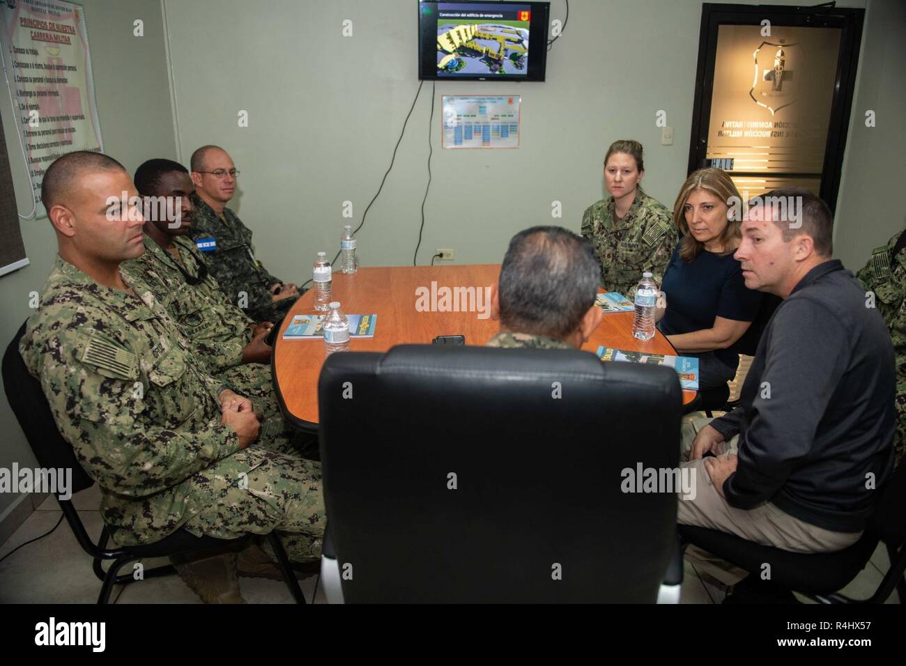 TEGUCIGALPA, Honduras (Oct. 1, 2018) Capt. Brian J. Diebold, commodore ...