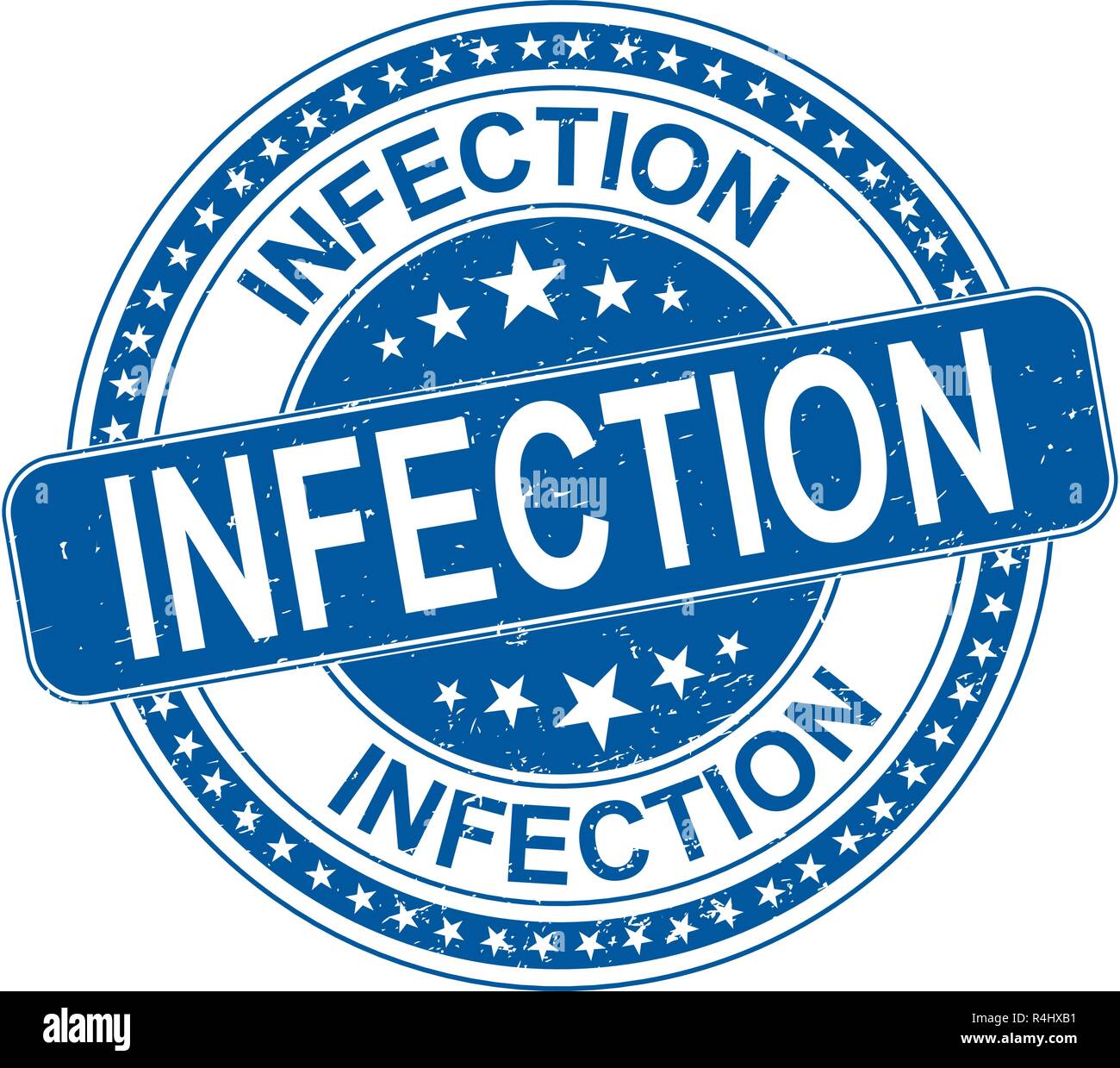 round blue rubber stamp on white background Stock Vector Image & Art ...