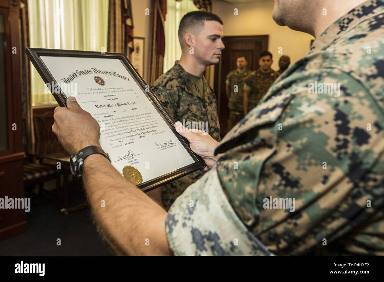 The Assistant Commandant of the Marine Corps Gen. Glenn M. Walters ...
