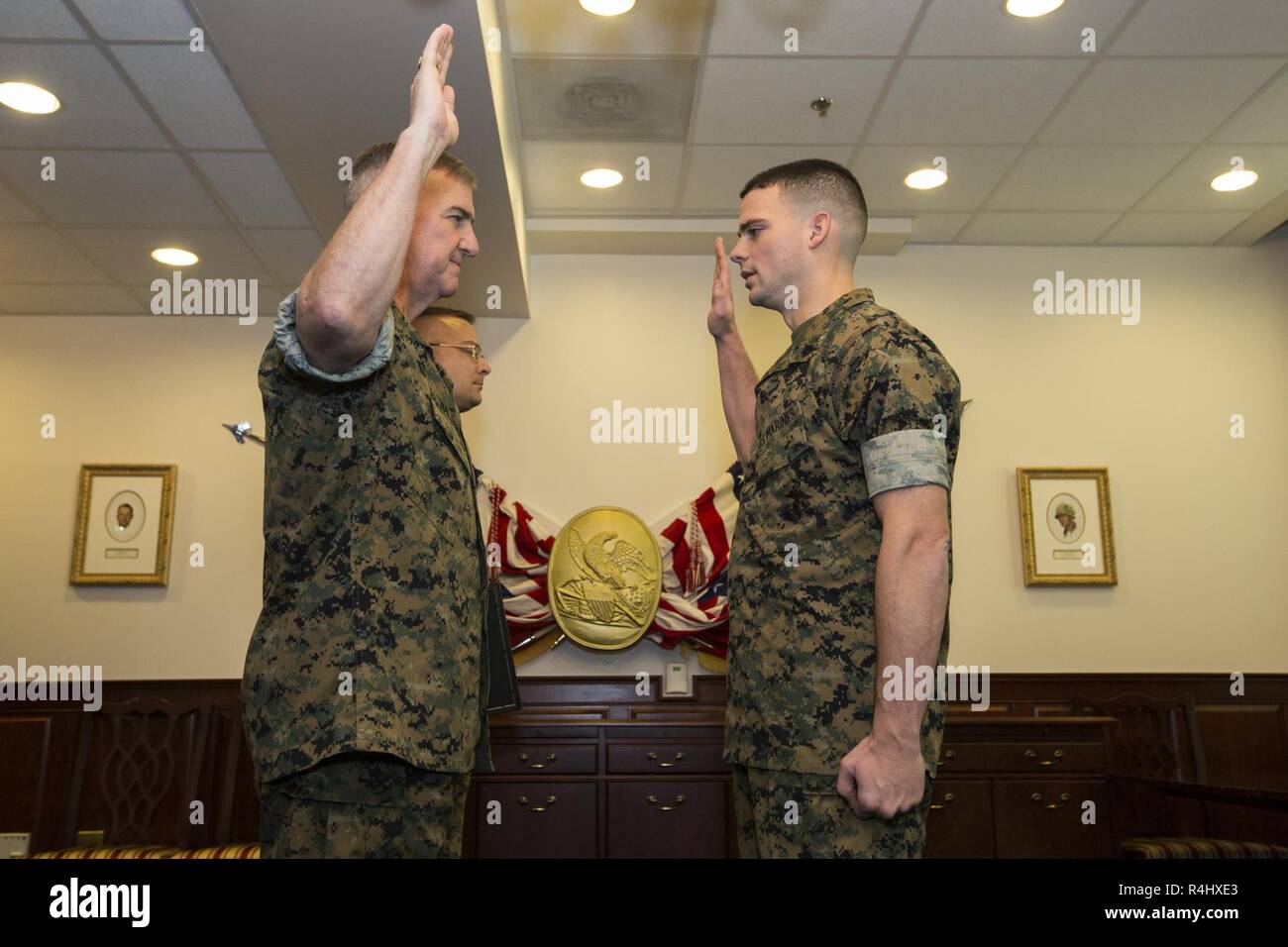 The Assistant Commandant of the Marine Corps Gen. Glenn M. Walters ...
