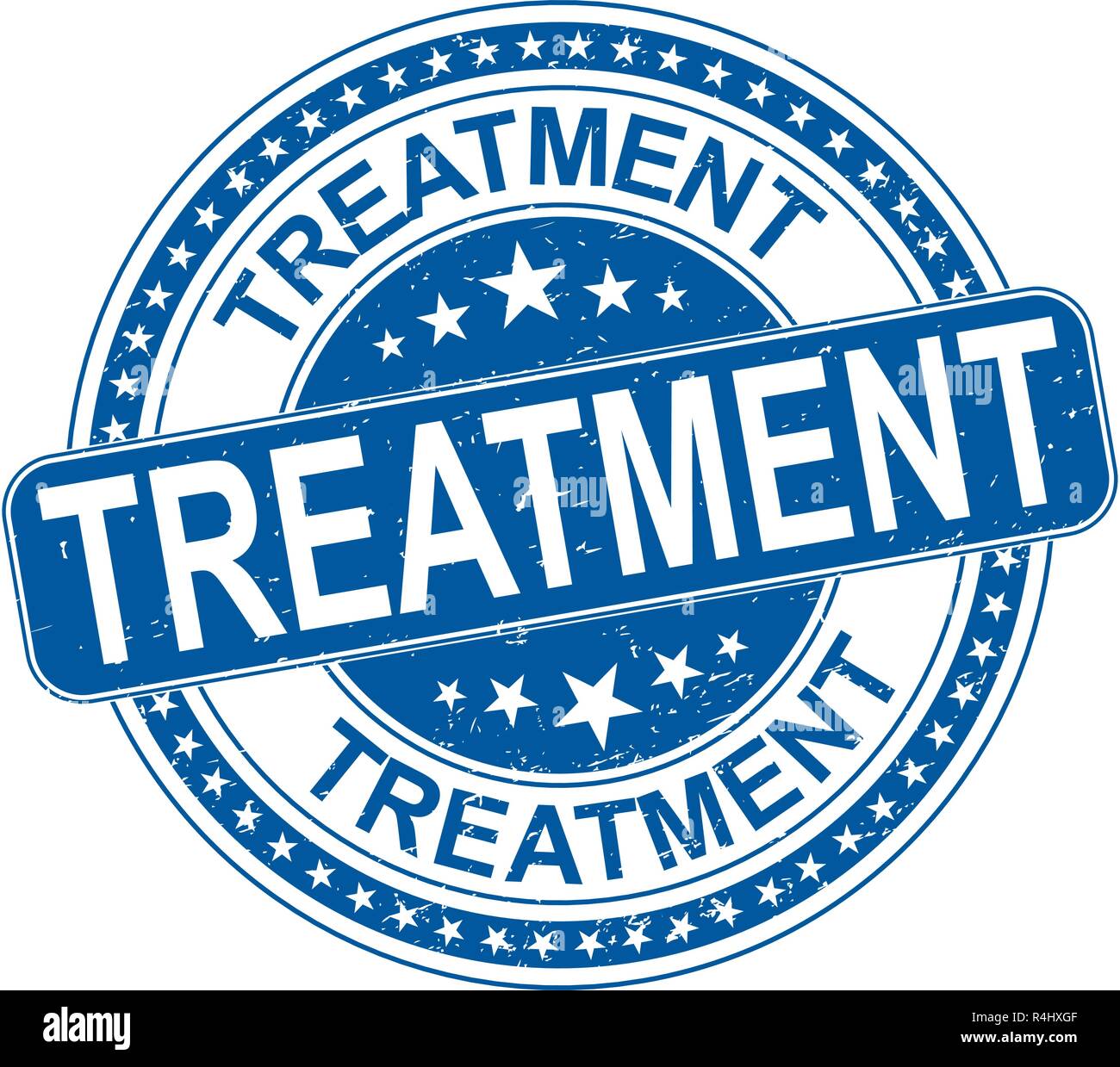 round blue rubber stamp on white background Stock Vector Image & Art ...