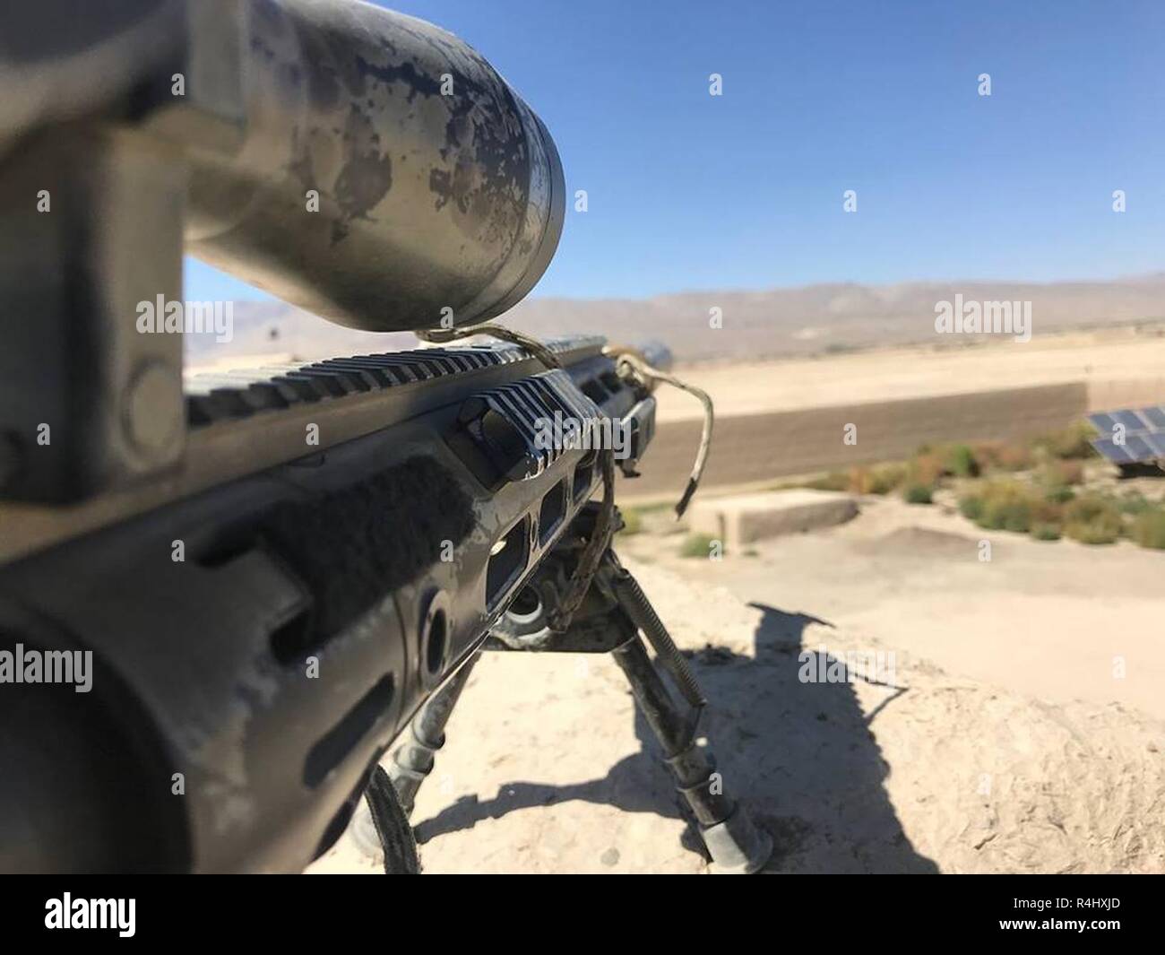 Raider Brigade Sniper from 1st Battalion, 38th Infantry Regiment, 1st ...