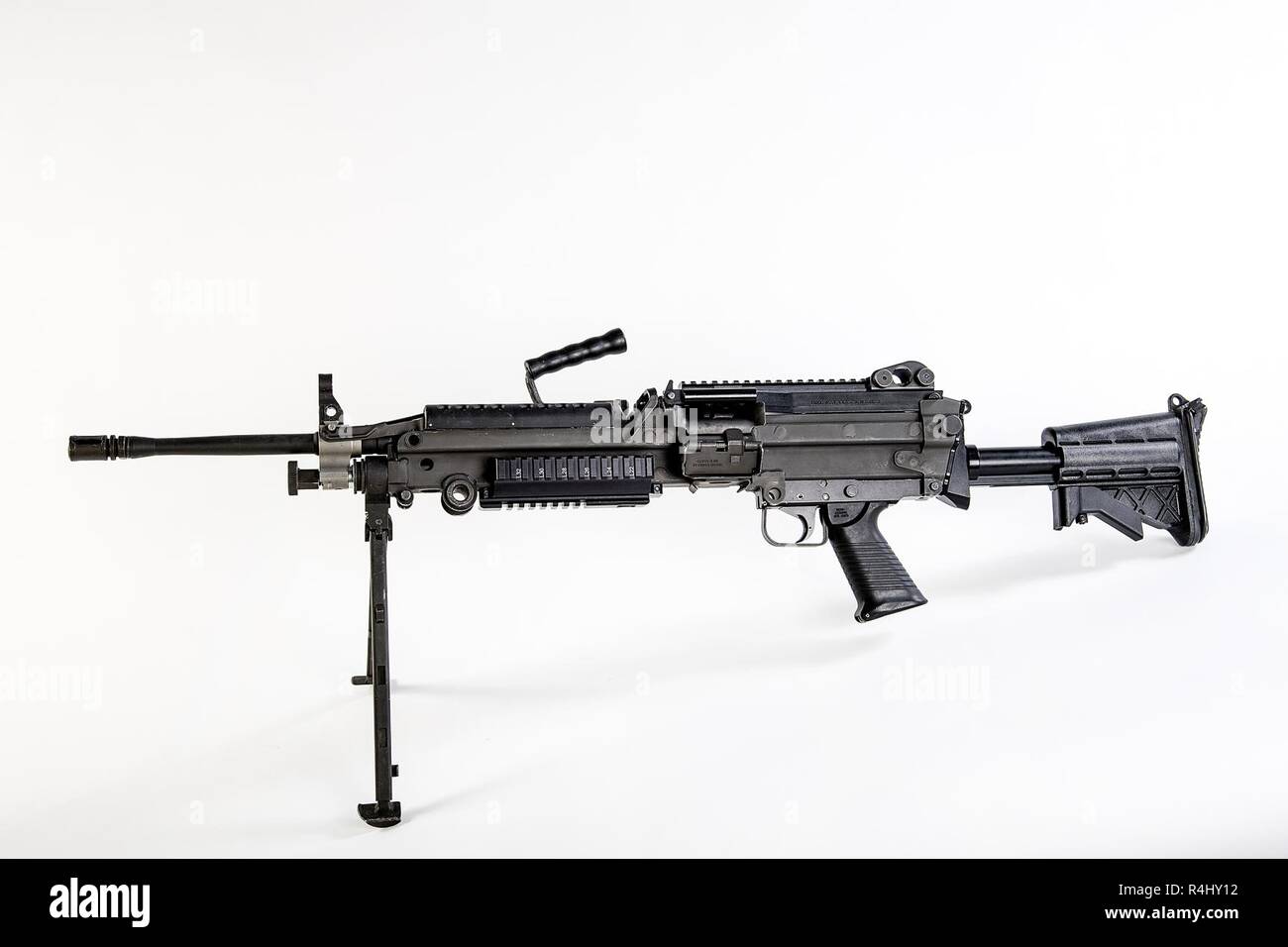 The M249 light machine gun, formerly designated the M249 Squad ...
