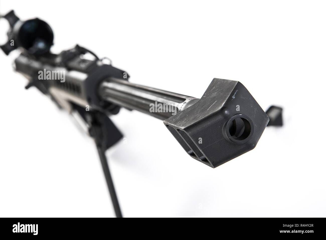 The M107 semi-automatic long range sniper rifle is capable of ...