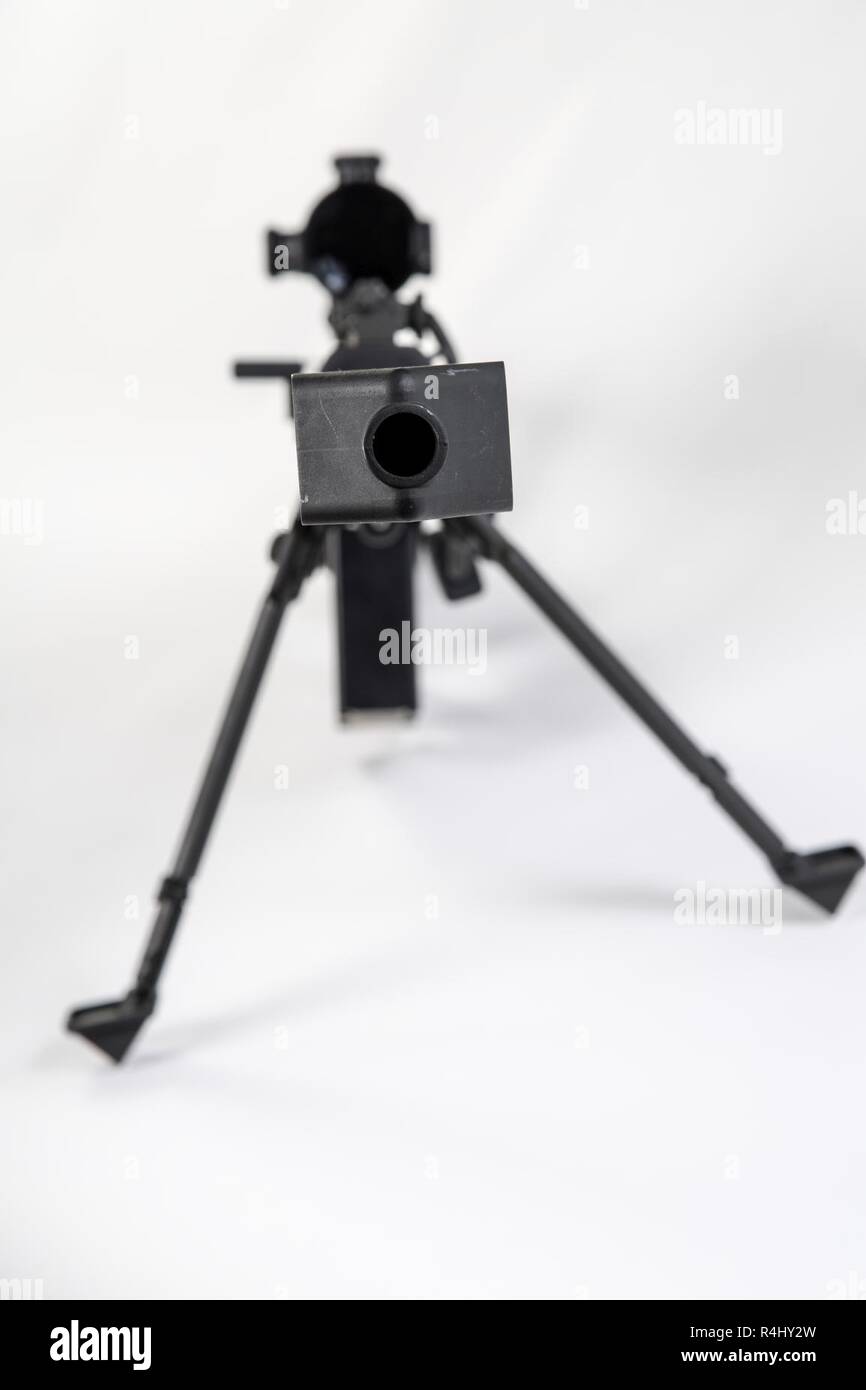 The M107 semi-automatic long range sniper rifle is capable of ...