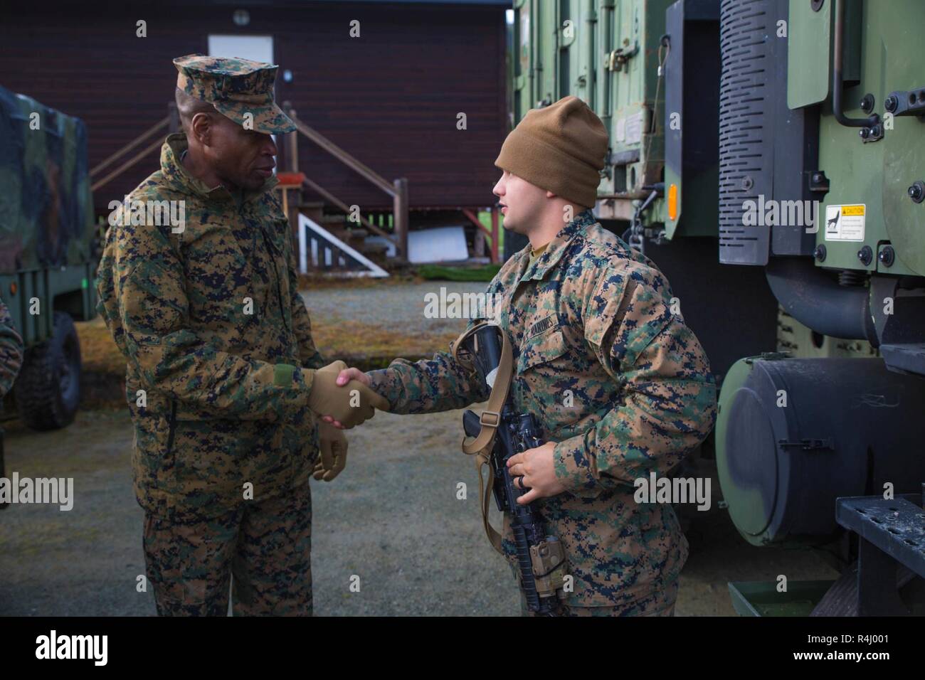 U.S. Marine Corps Sergeant Major Clifford W. Wiggins, the sergeant ...