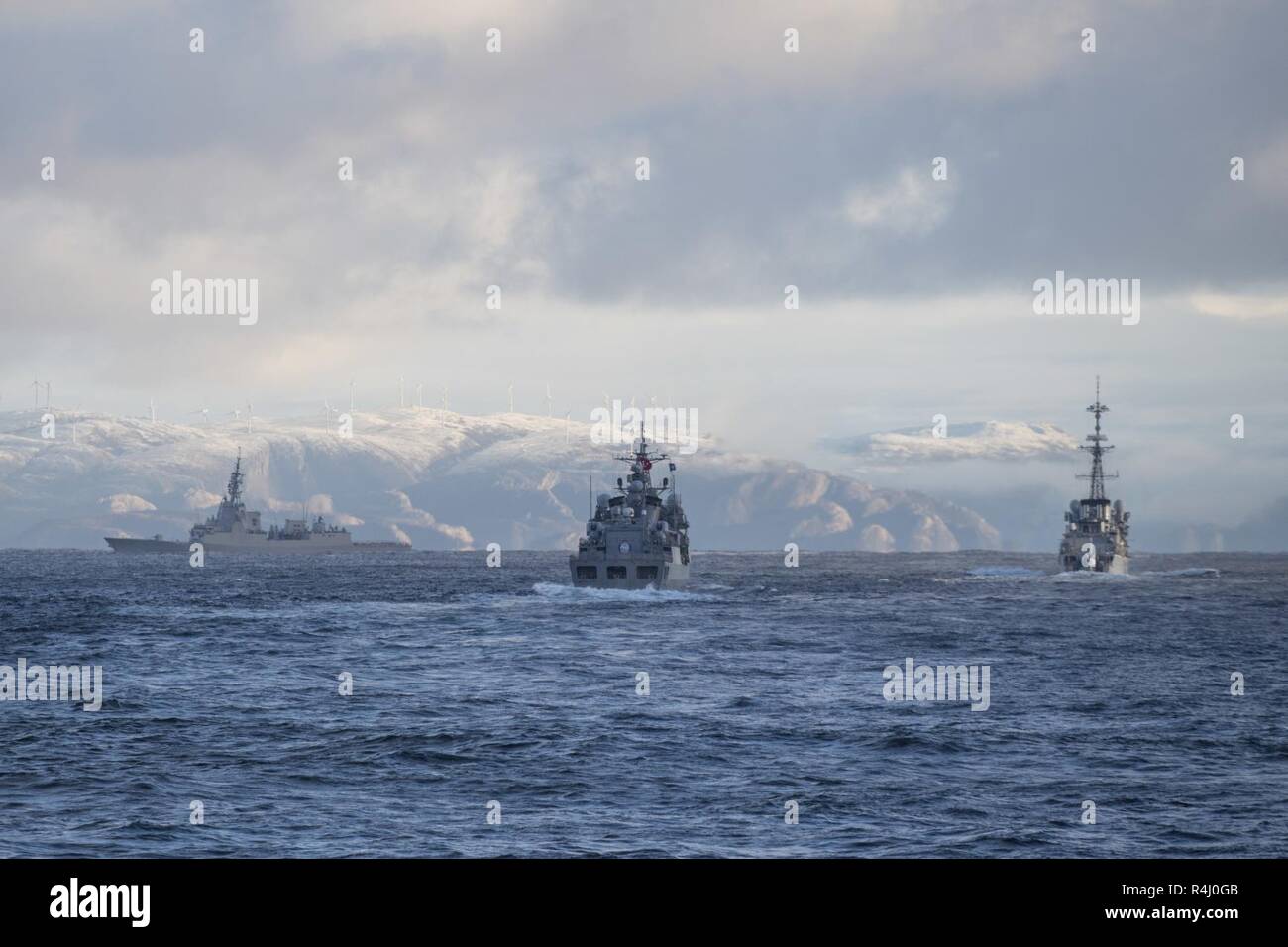 Spanish Frigate Cristobal Colon, French Naval Ship Latouche-Tréville ...