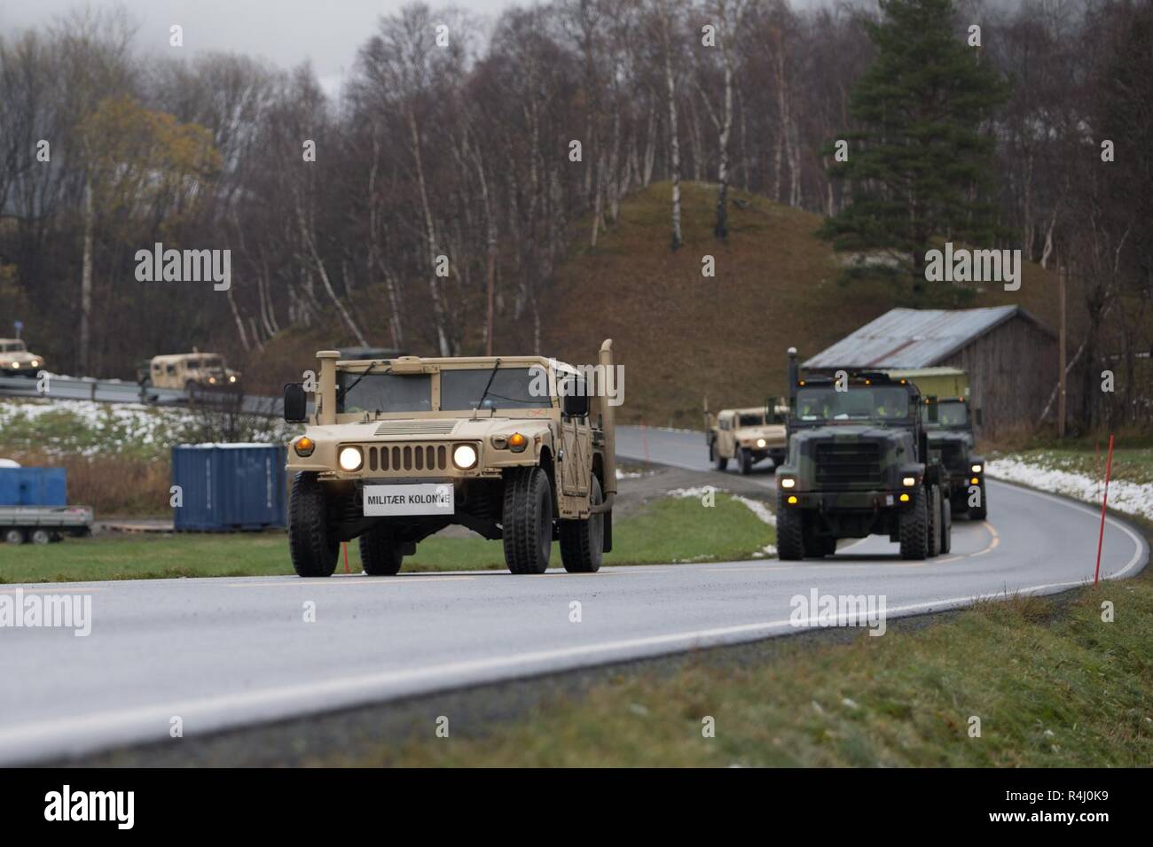 U.S. Marines with Combat Logistics Battalion 2, 2nd Marine Logistics ...