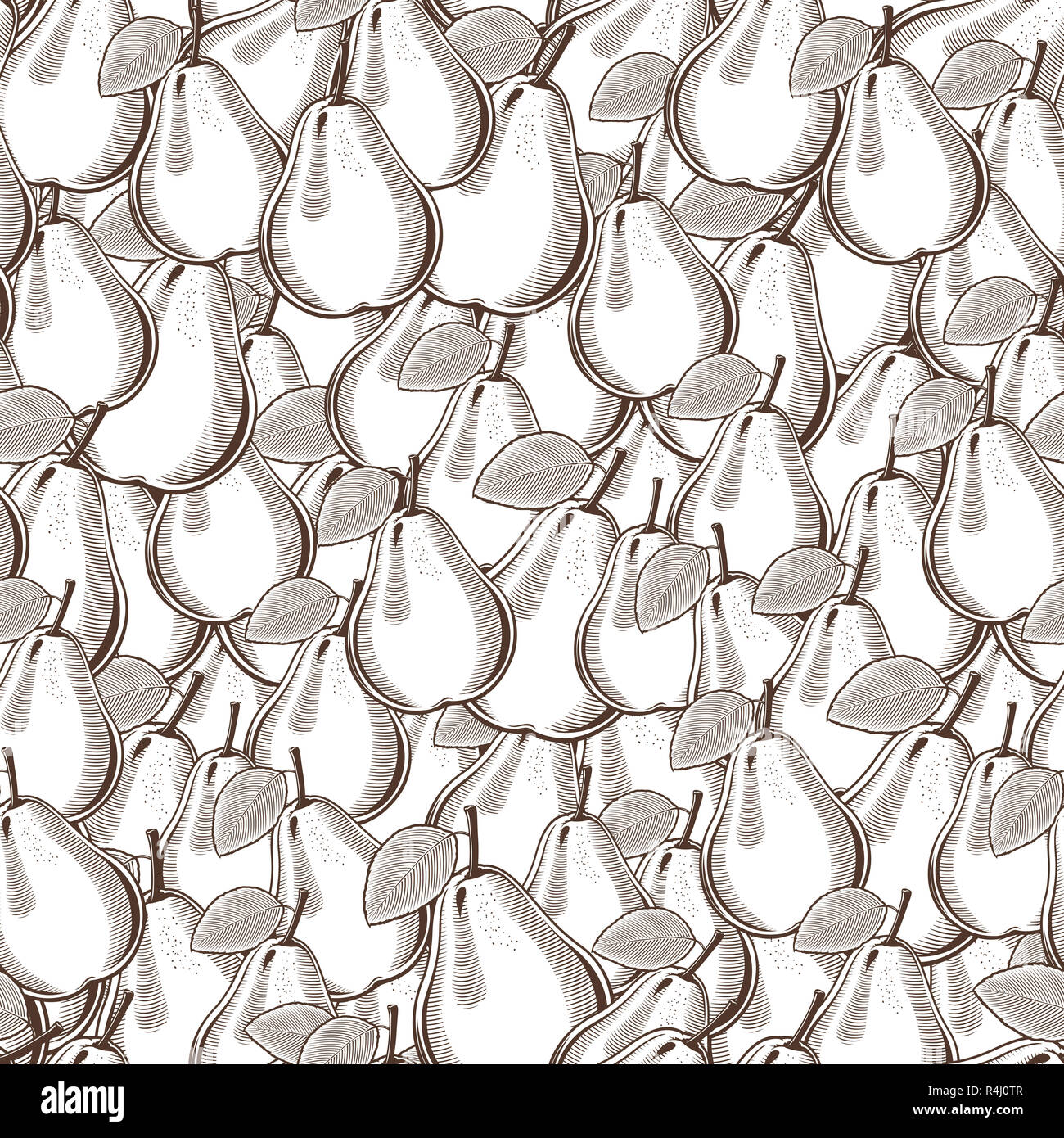 Pear woodcut hi-res stock photography and images - Alamy