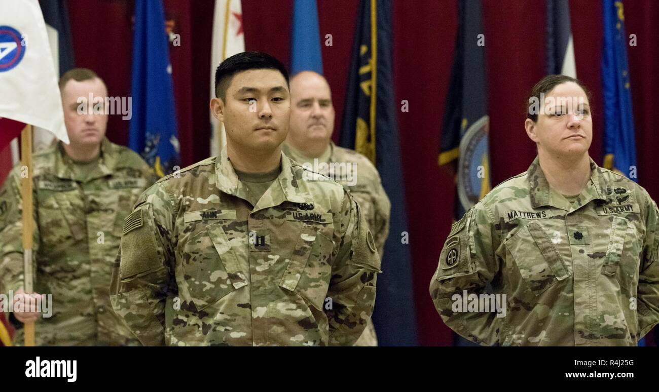 U.S. Army Capt. Bryant C. Ahn, the incoming commander of U.S. Army ...