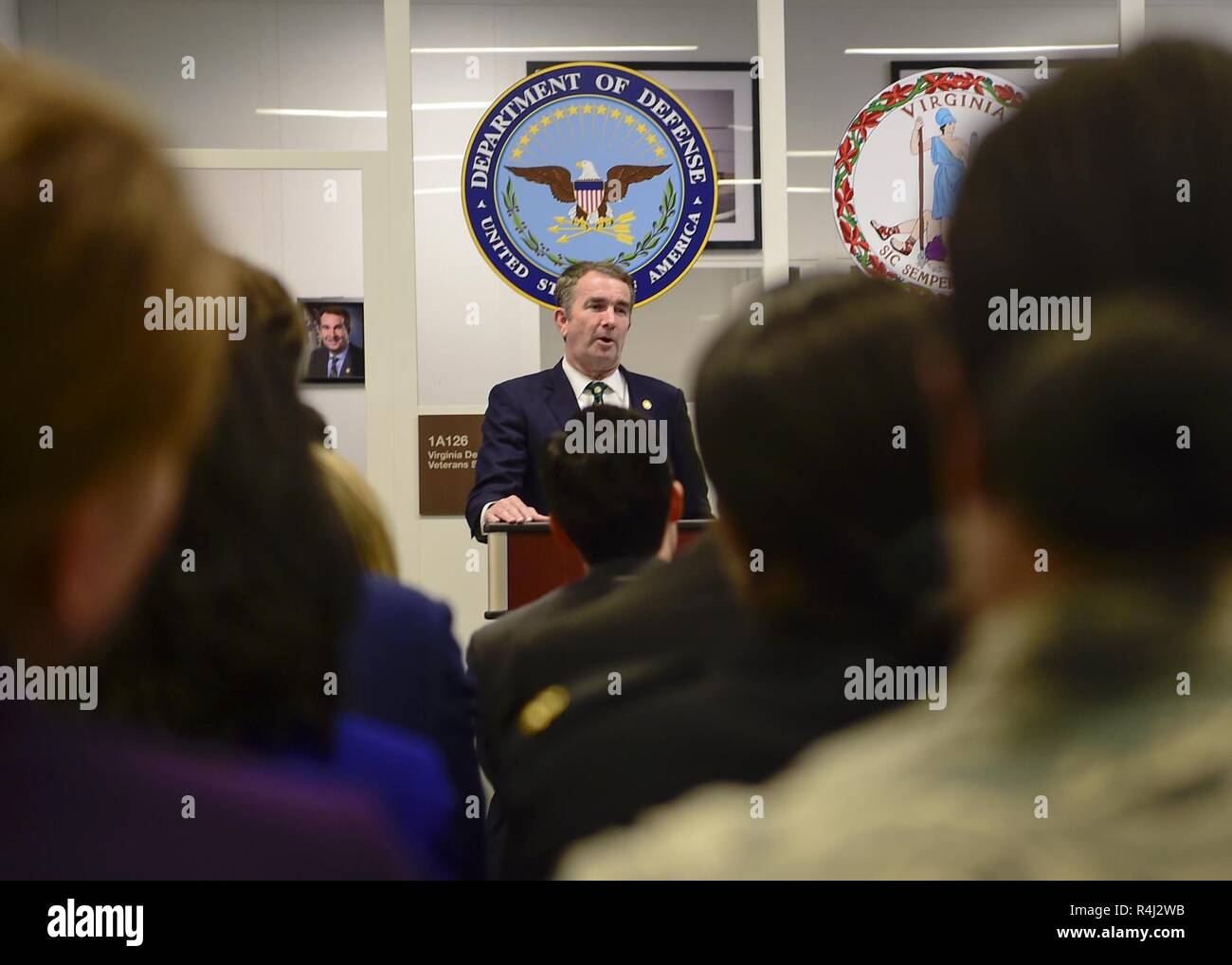 The Honorable Ralph Northam, Governor (D-VA), speaks during the opening ...