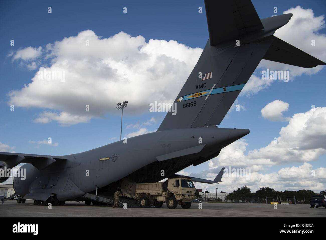 A C-17 Globemaster III aircrew with the 3rd Airlift Squadron and 736th ...