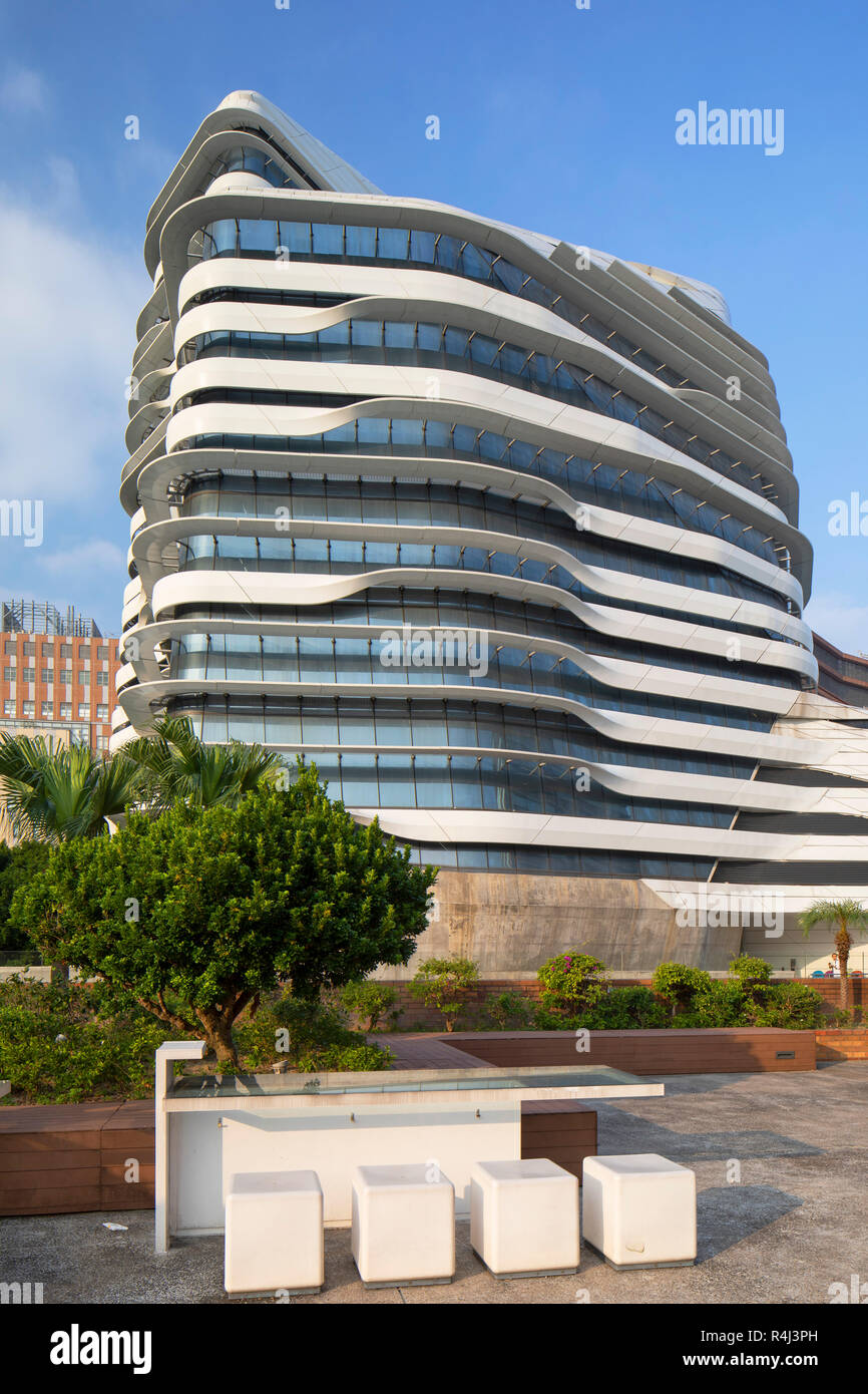 Innovation Tower (designed by Zaha Hadid) of the Hong Kong Polytechnic ...