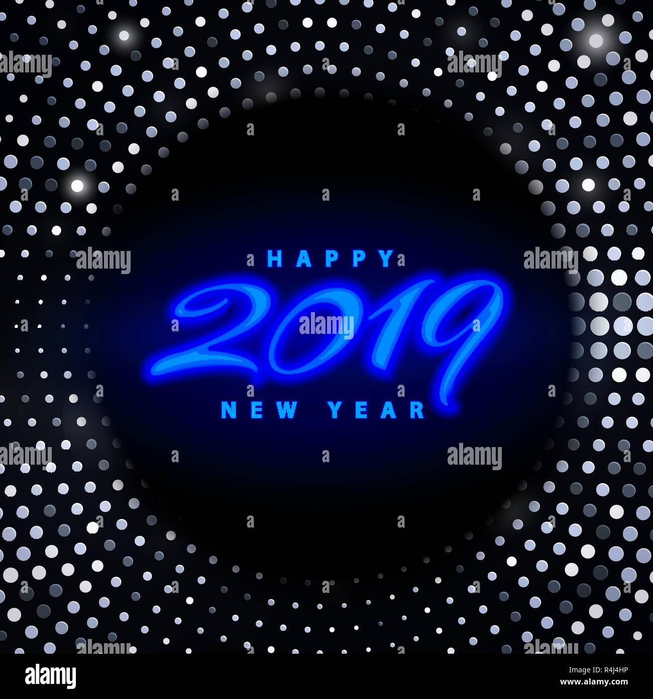 Happy New 2019 Year Stock Vector Image & Art - Alamy