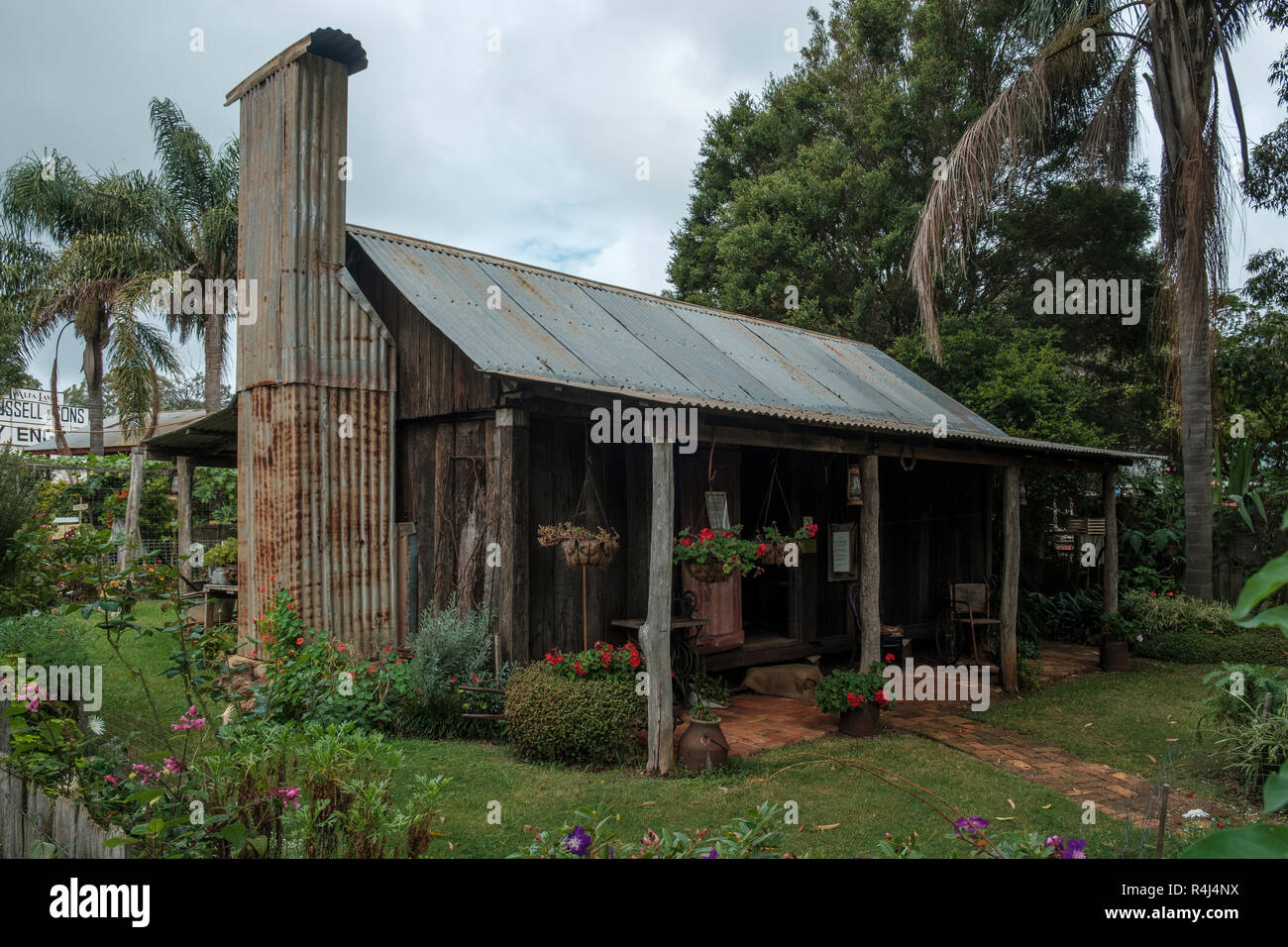 At Highfields Pioneer Village Stock Photo - Alamy