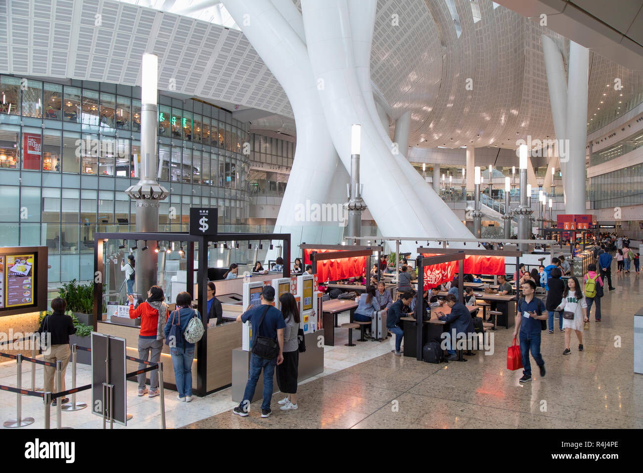 Railway station food court hi-res stock photography and images - Alamy
