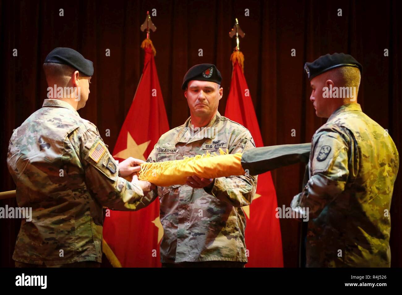 Brig. Gen. Michael T. Morrissey (right), the Commander of the 94th Army ...