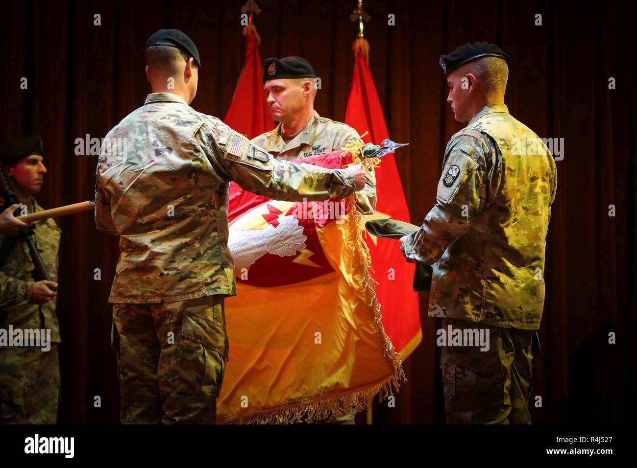 Col. Patrick Costello (left) and Command Sgt. Maj. Neil Sartain, the ...