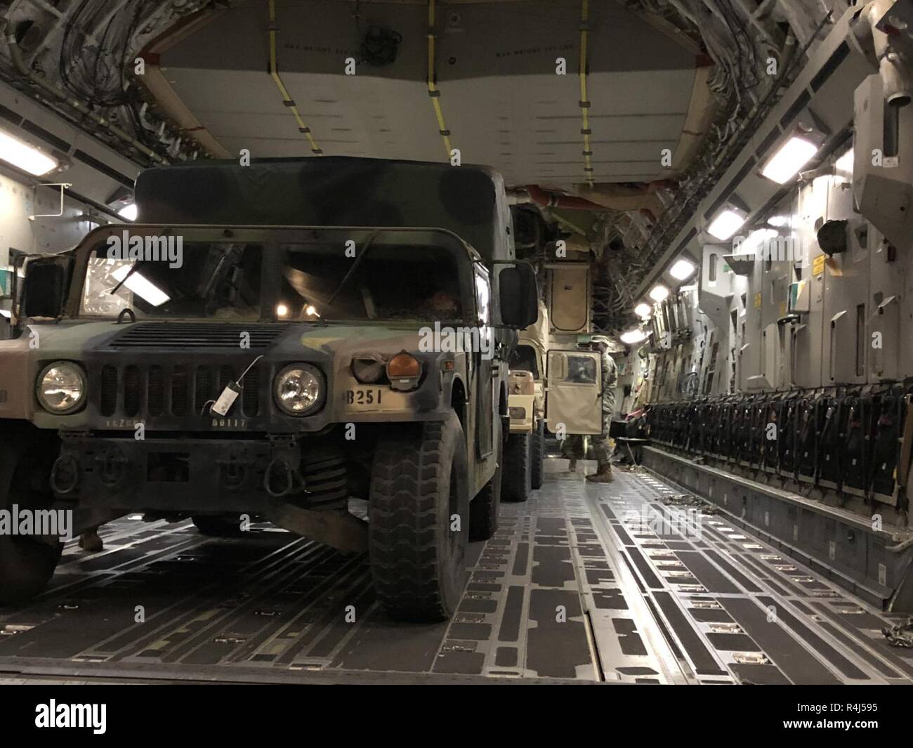 Soldiers and equipment from the 63rd Expeditionary Signal Battalion ...