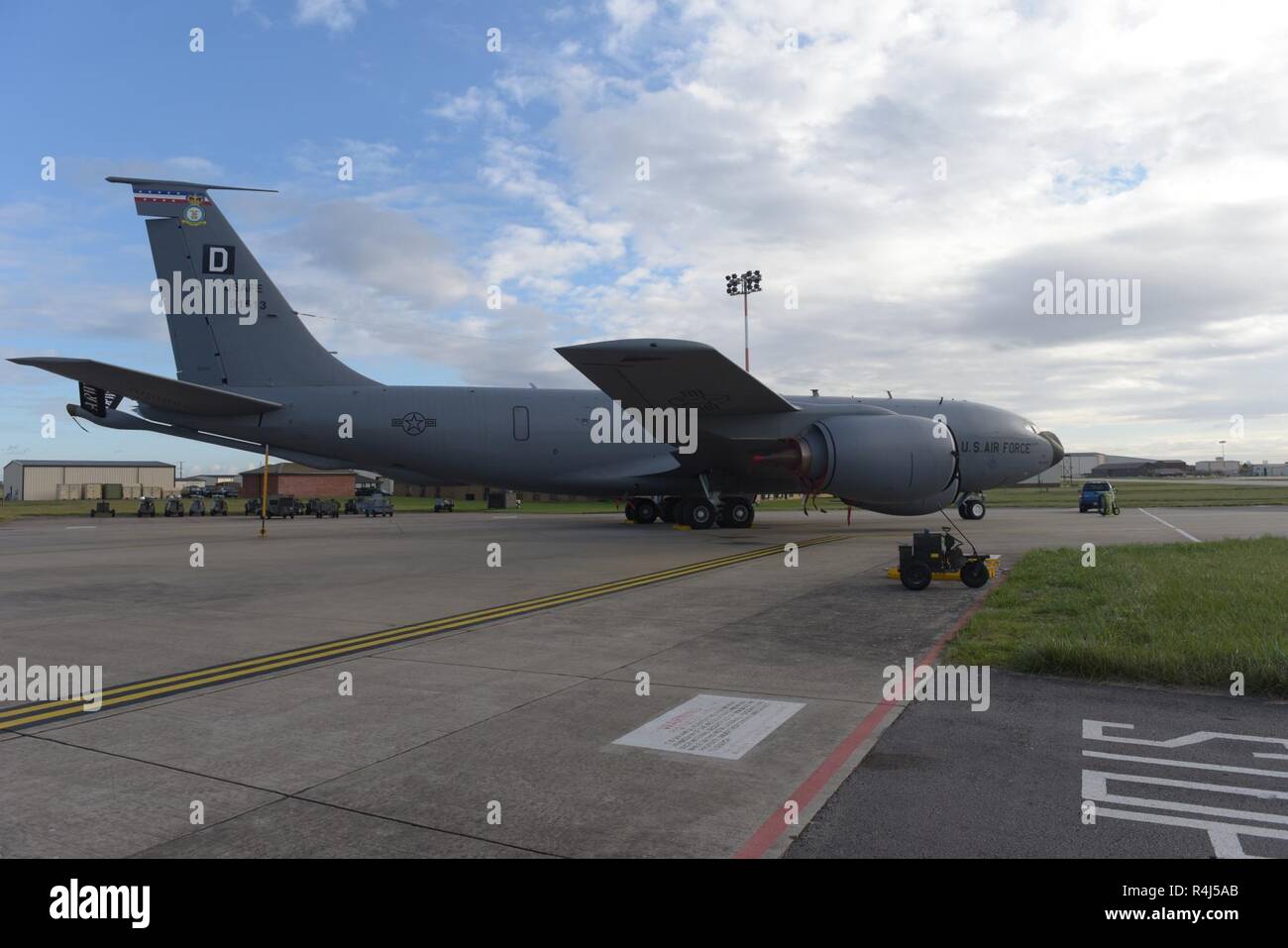 A U.S. Air Force KC-135 Stratotanker ( Tail #-1513) assigned to the ...