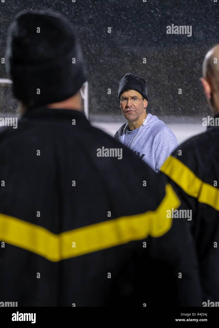 Secretary of the Army Dr. Mark Esper delivers closing remarks and ...