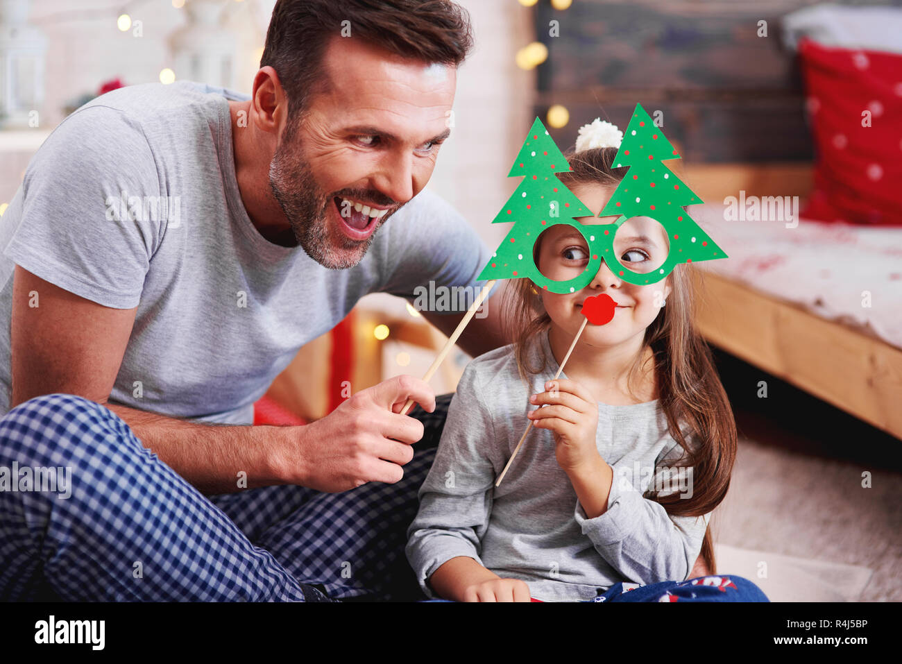 Father christmas face hi-res stock photography and images - Alamy