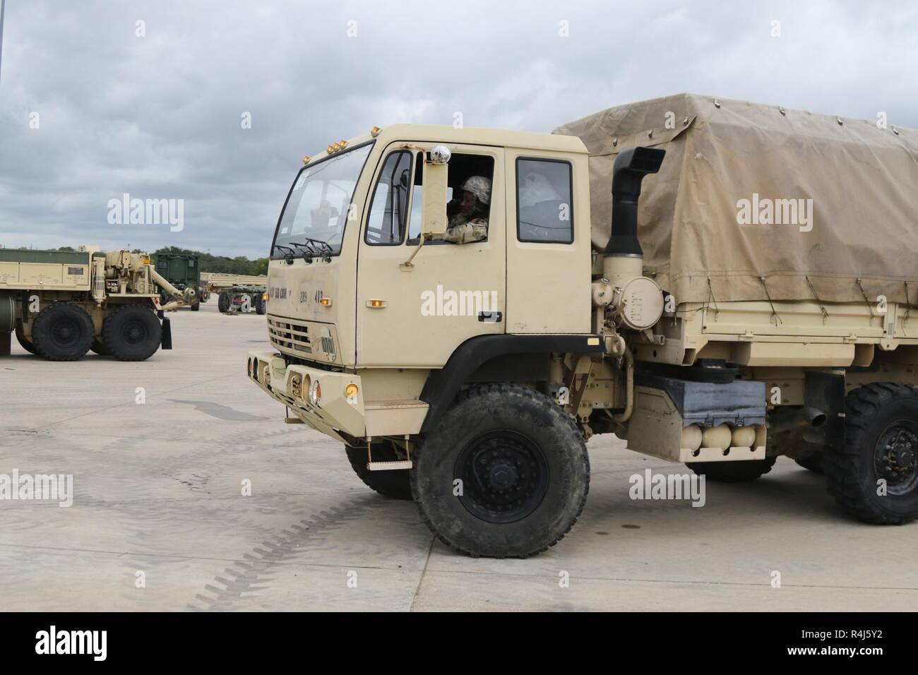 Soldiers from 289th Quartermaster Company, 553rd, Combat Sustainment ...