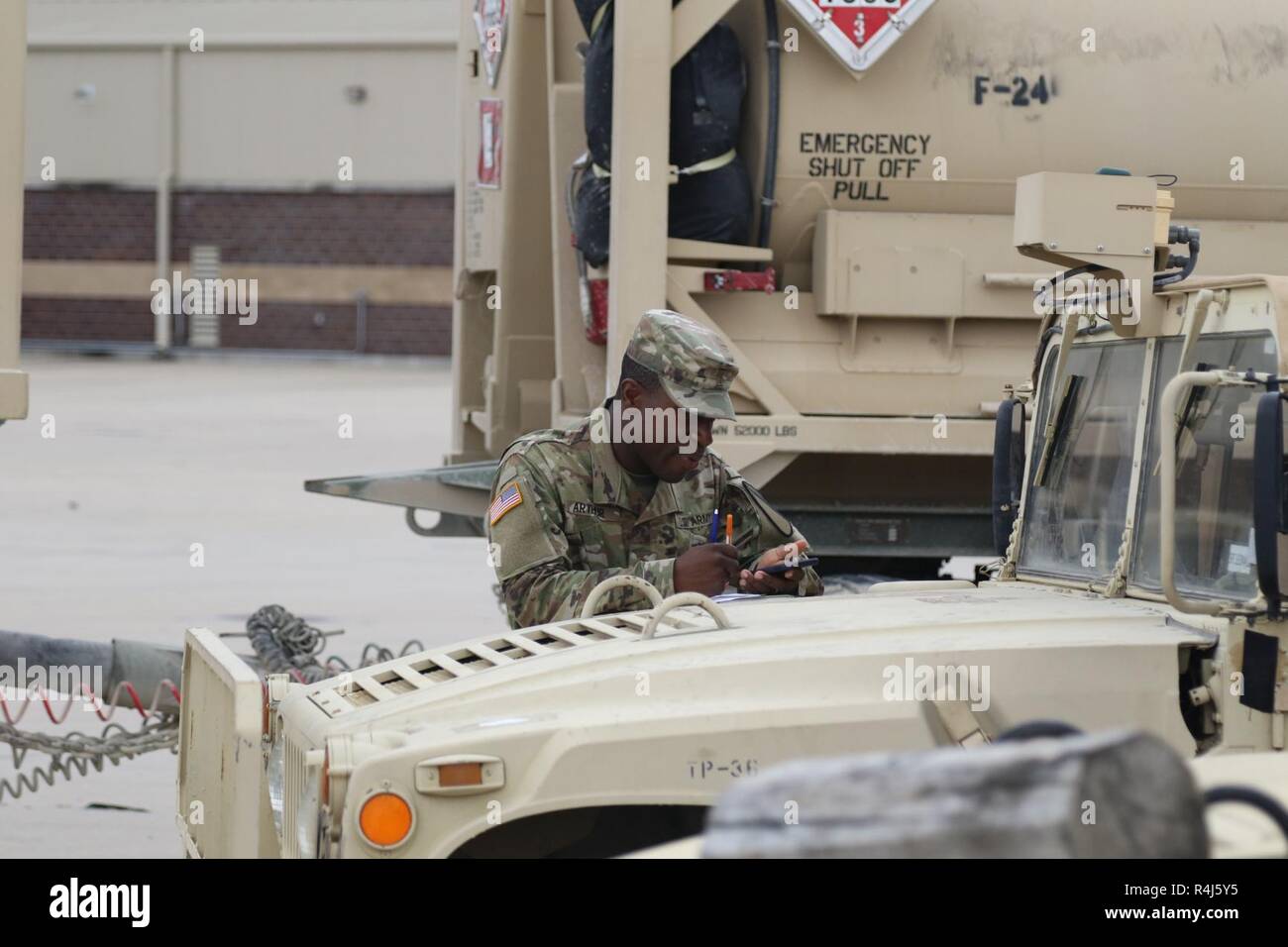 Soldiers from 289th Quartermaster Company, 553rd, Combat Sustainment ...
