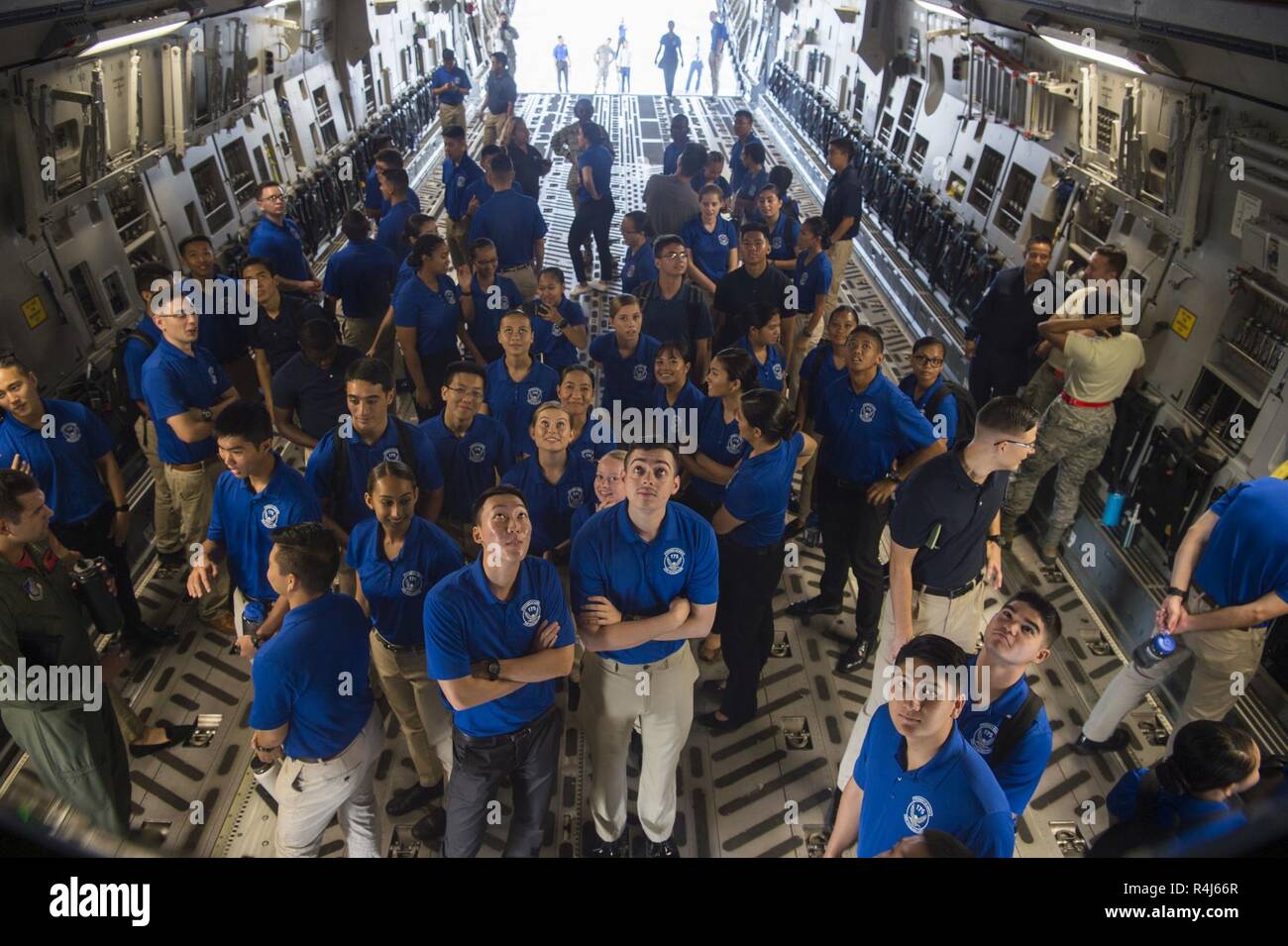 Cadets from the Air Force ROTC, Detachment 175 from the University of ...