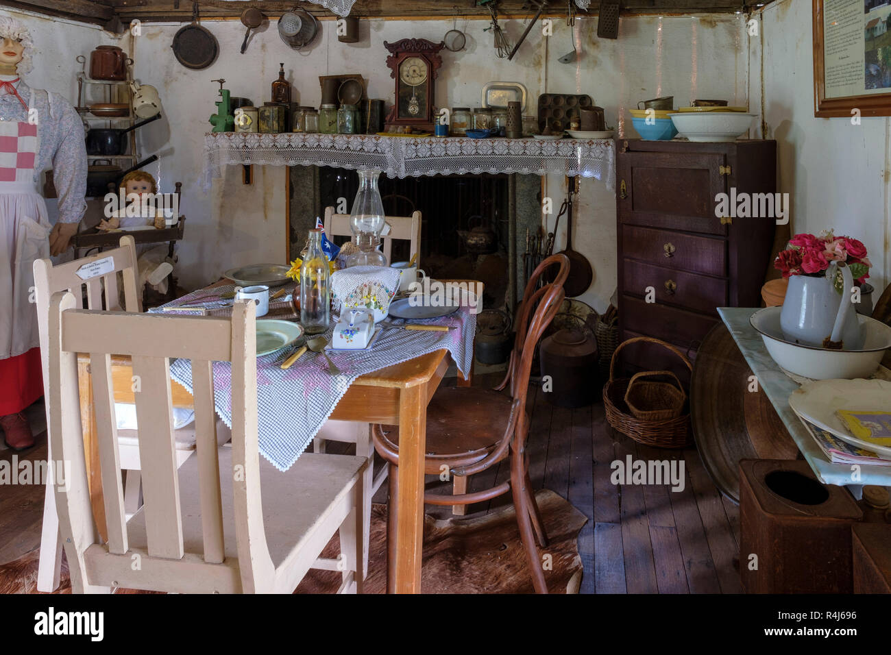 At Highfields Pioneer Village Stock Photo - Alamy
