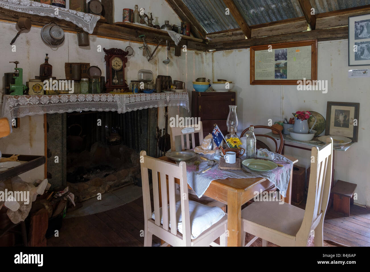 At Highfields Pioneer Village Stock Photo - Alamy