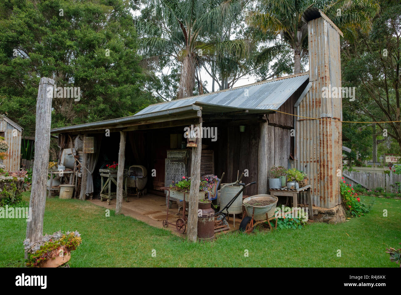 At Highfields Pioneer Village Stock Photo - Alamy