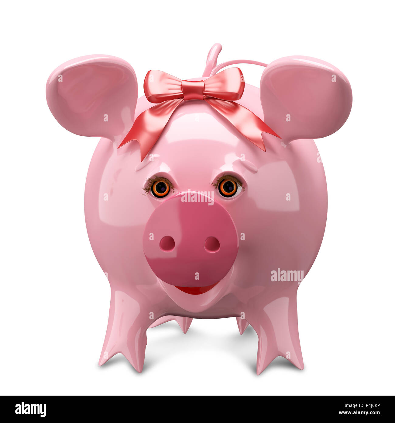 Pig with a bow hi-res stock photography and images - Alamy