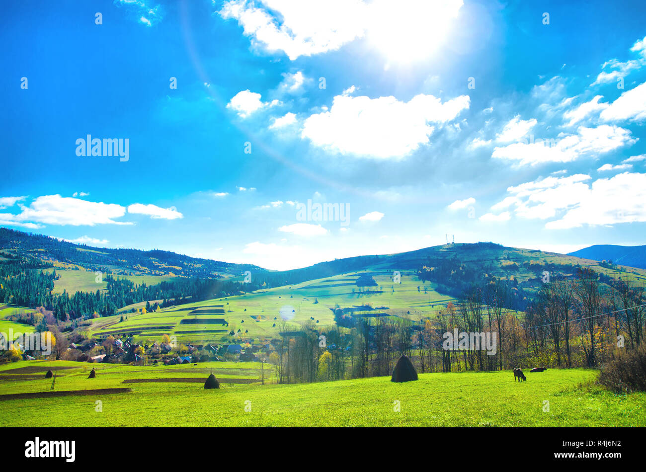 Beautiful ukrainian countryside spring hi-res stock photography and ...
