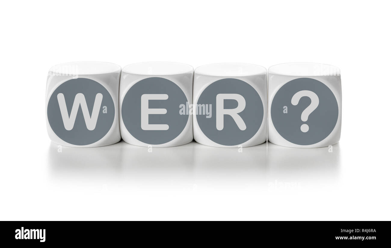 Wer font hi-res stock photography and images - Alamy