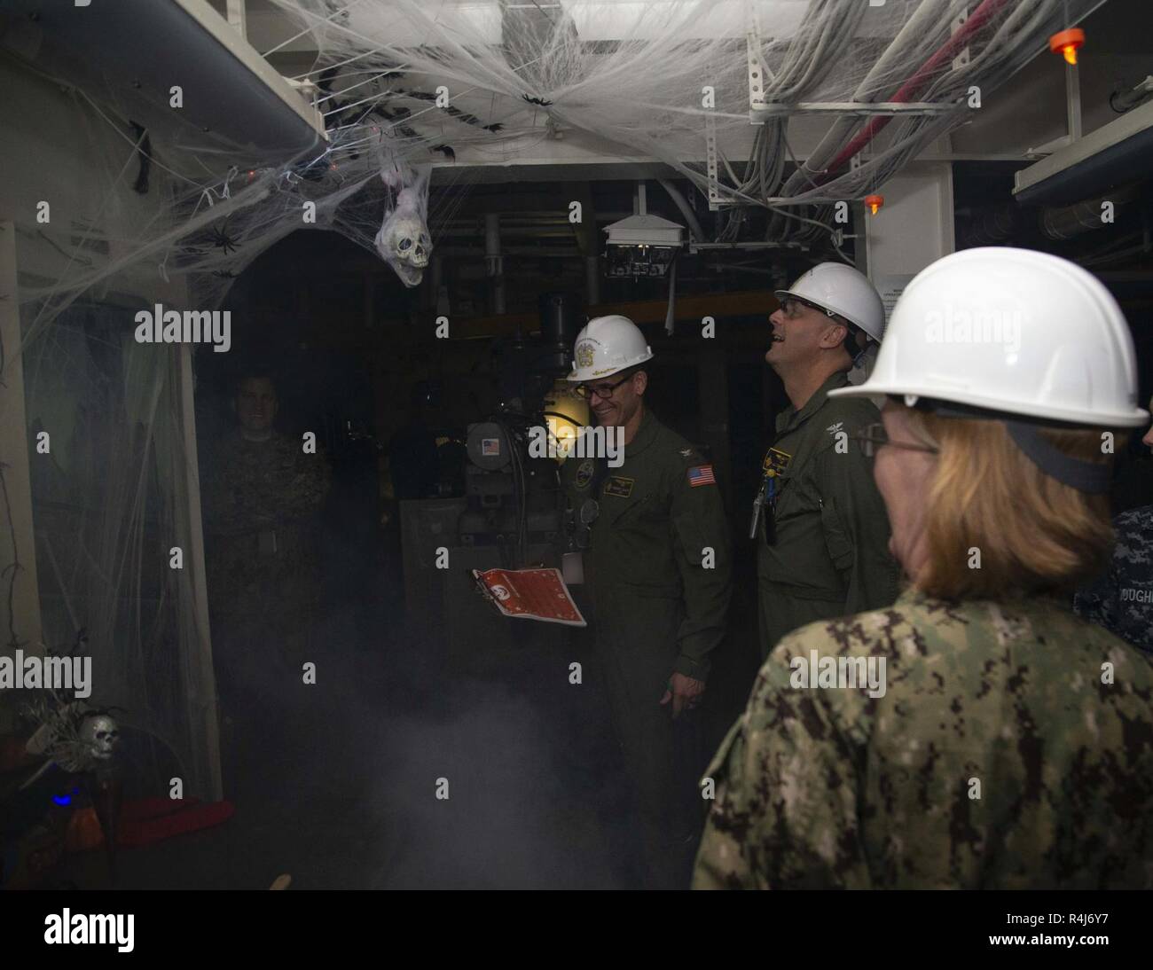 NEWPORT NEWS, Va. (Oct. 31, 2018) Capt. Brent Gaut, USS Gerald R. Ford ...