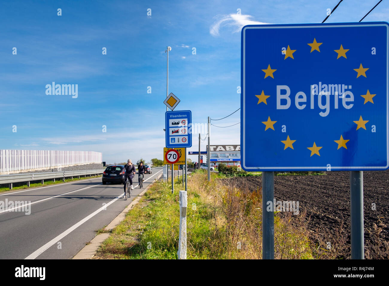 Belgian border hi-res stock photography and images - Alamy