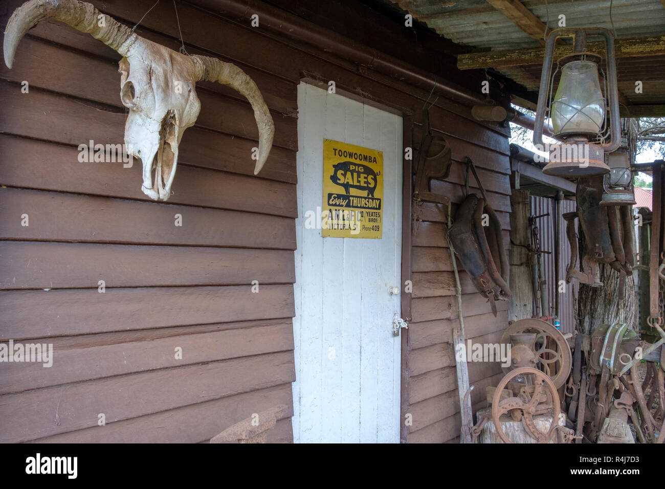 At Highfields Pioneer Village Stock Photo - Alamy