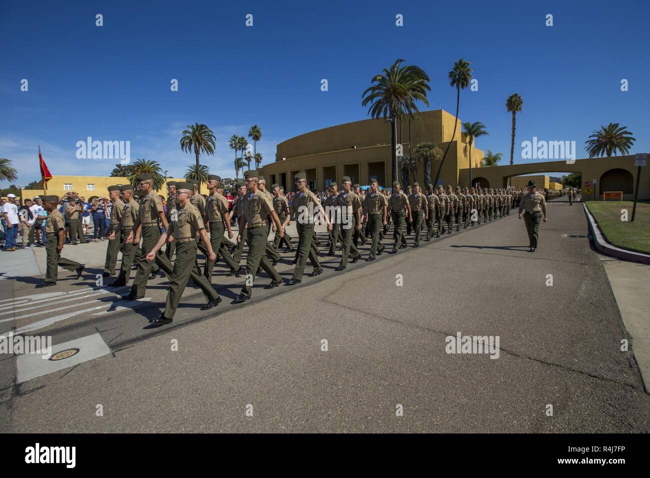 The new Marines of Kilo Company, 3rd Recruit Training Battalion ...