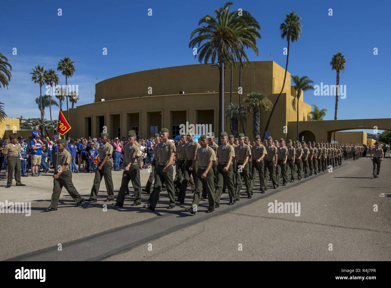 The new Marines of Kilo Company, 3rd Recruit Training Battalion ...