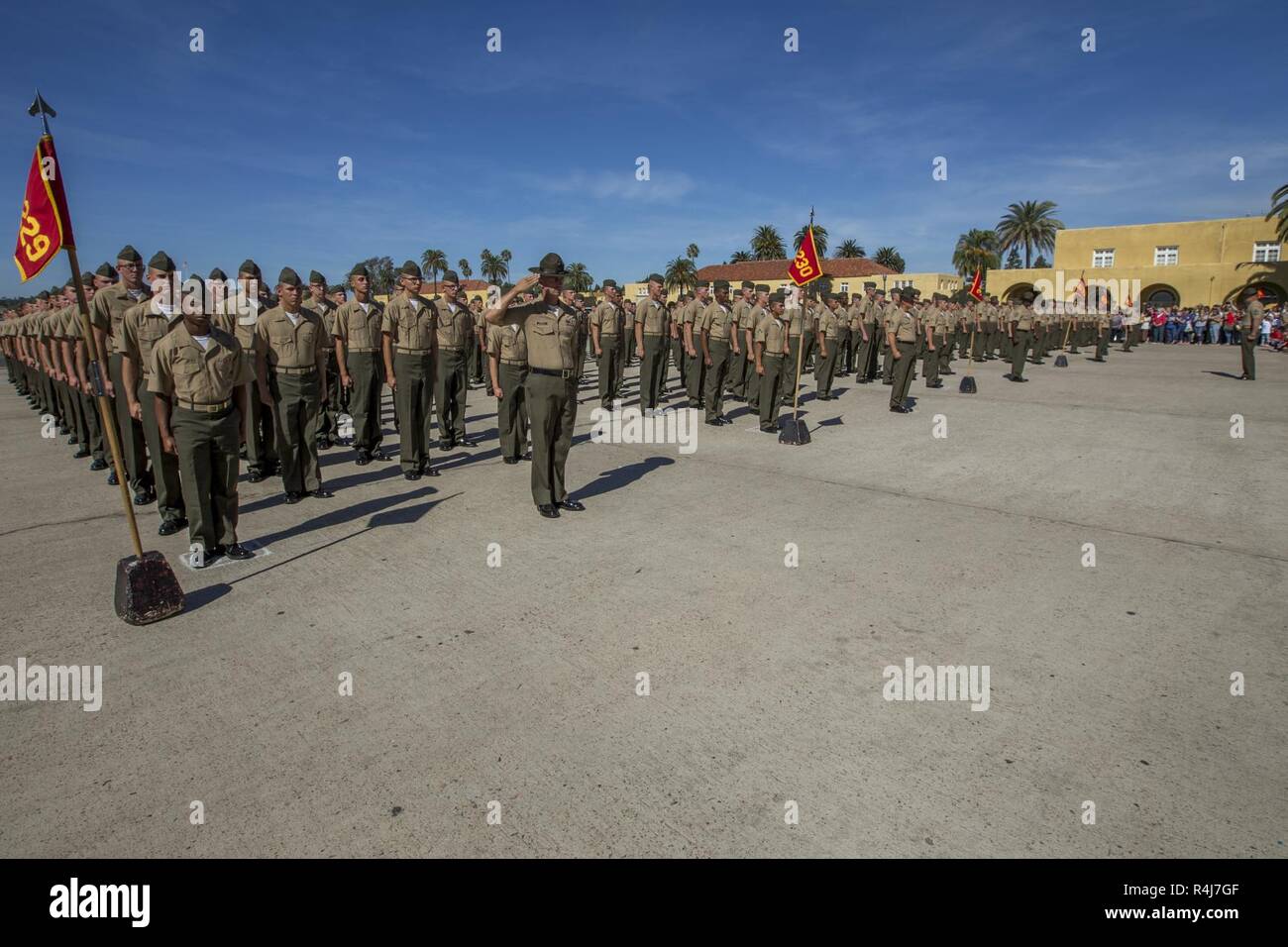 The new Marines of Kilo Company, 3rd Recruit Training Battalion ...
