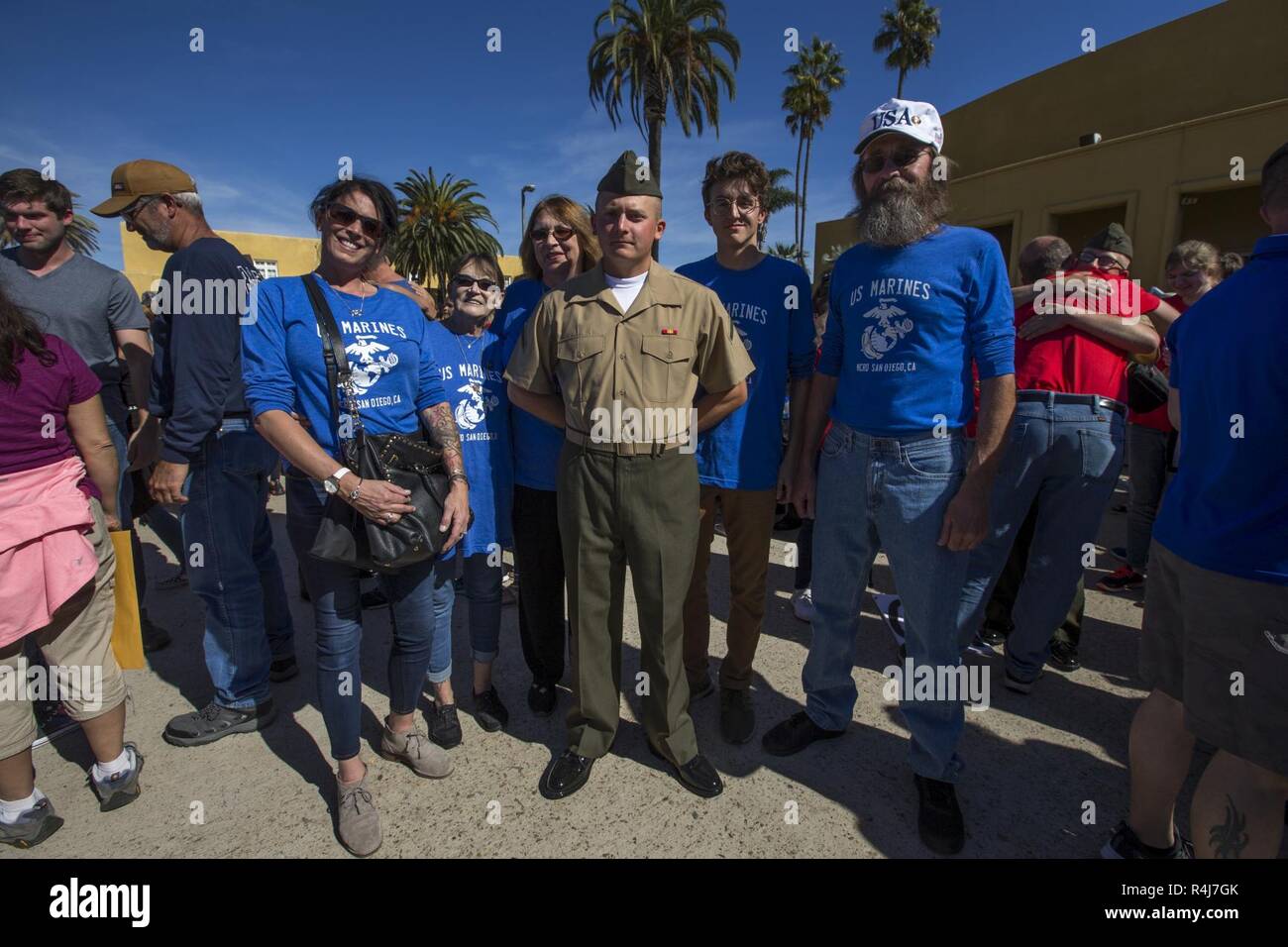 The new Marines of Kilo Company, 3rd Recruit Training Battalion ...