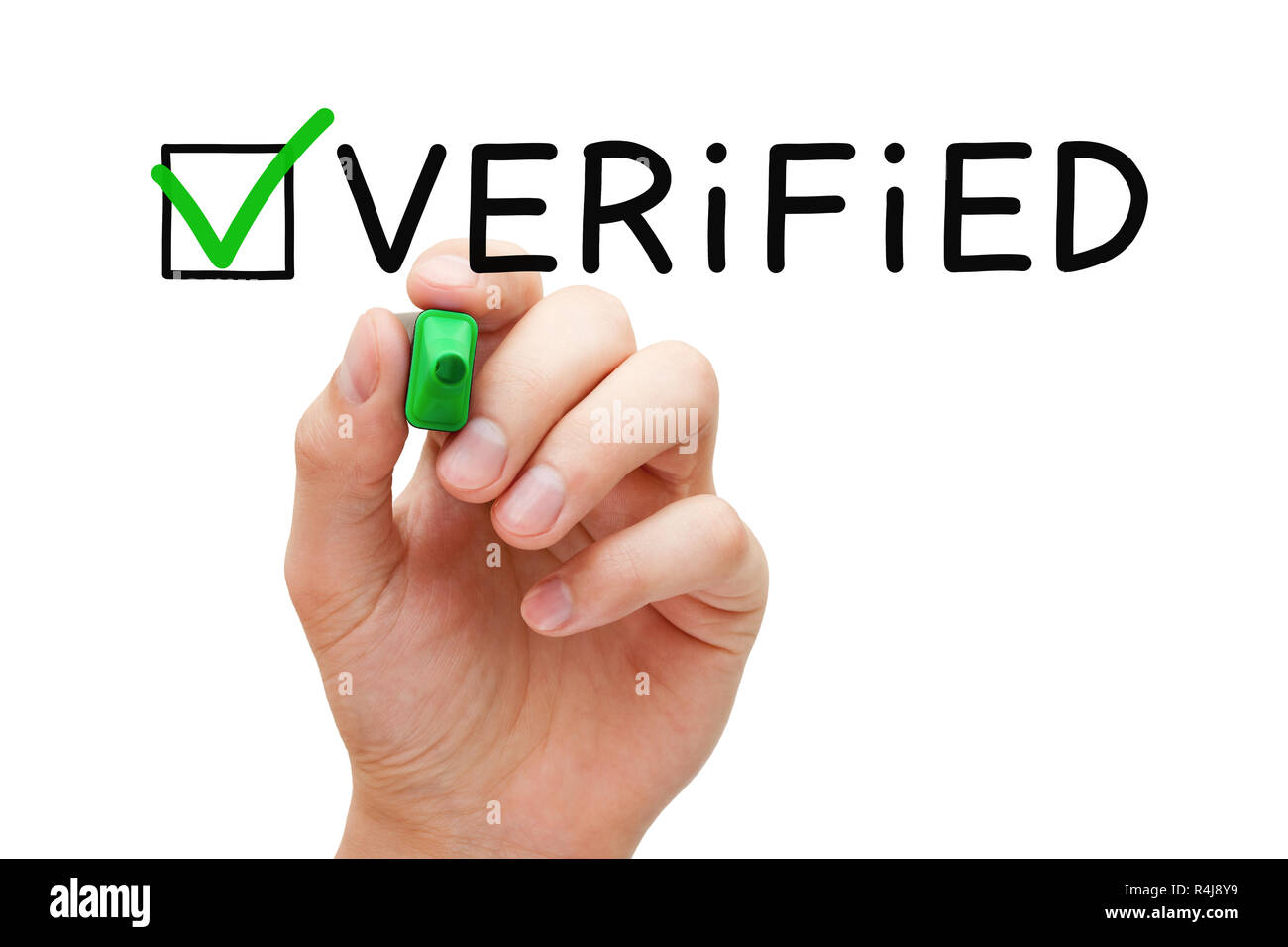 Verified certification hi-res stock photography and images - Alamy