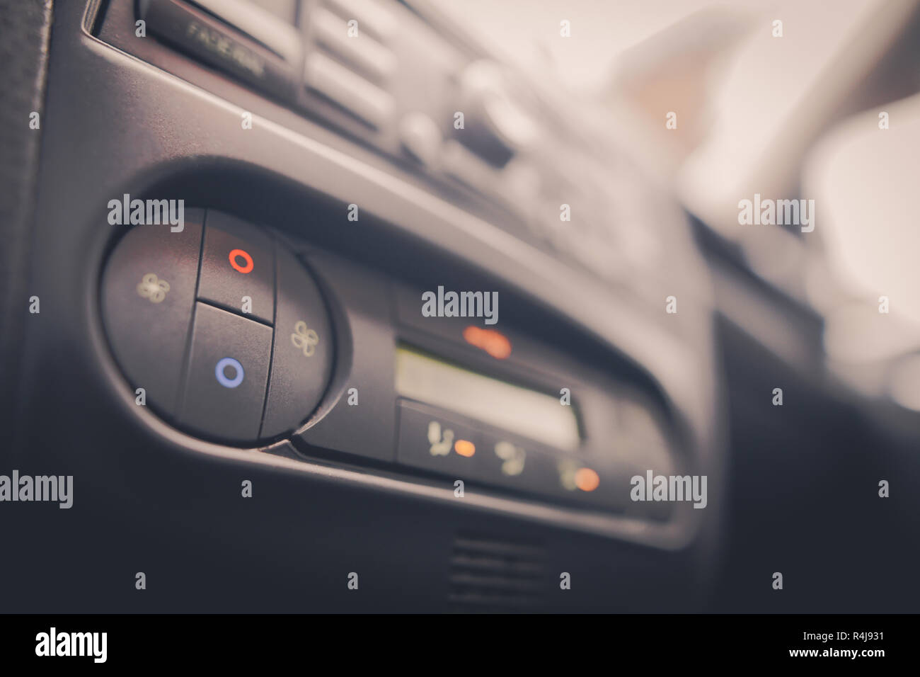 Car air conditioning panel Stock Photo - Alamy