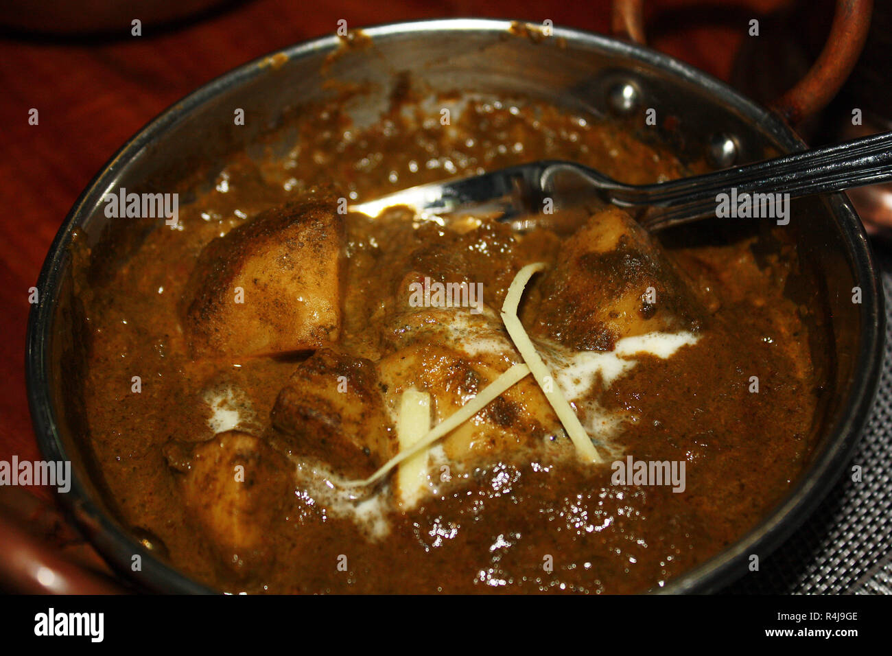 The food cooked at restaurant Stock Photo - Alamy