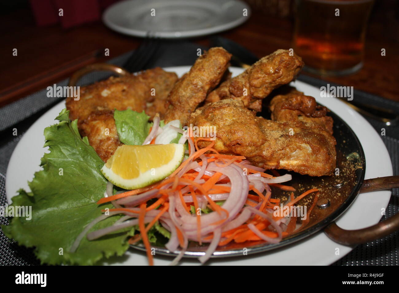 The food cooked at restaurant Stock Photo - Alamy