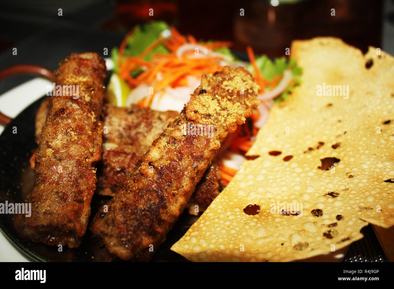 The food cooked at restaurant Stock Photo - Alamy