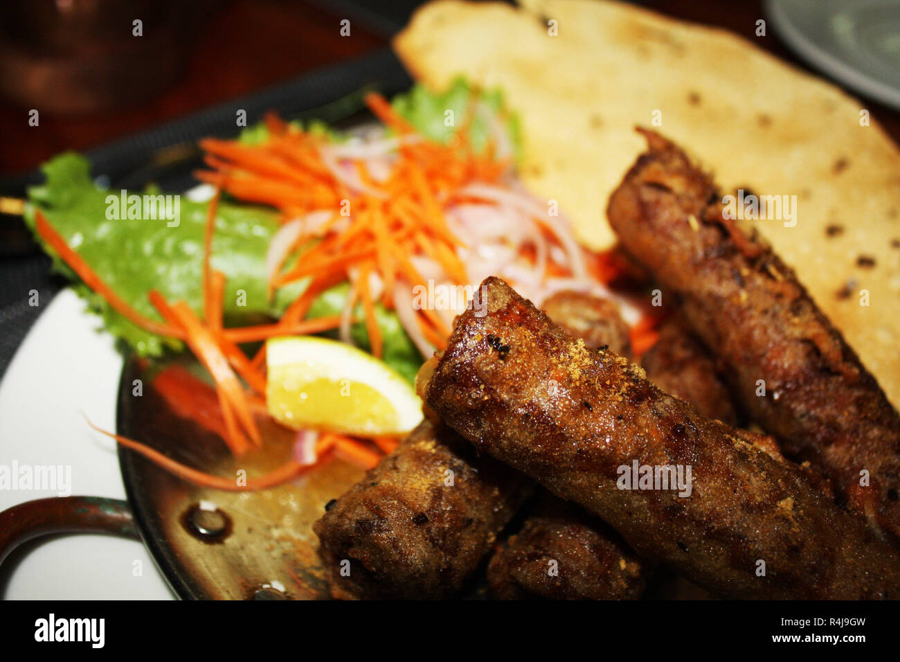 The food cooked at restaurant Stock Photo - Alamy