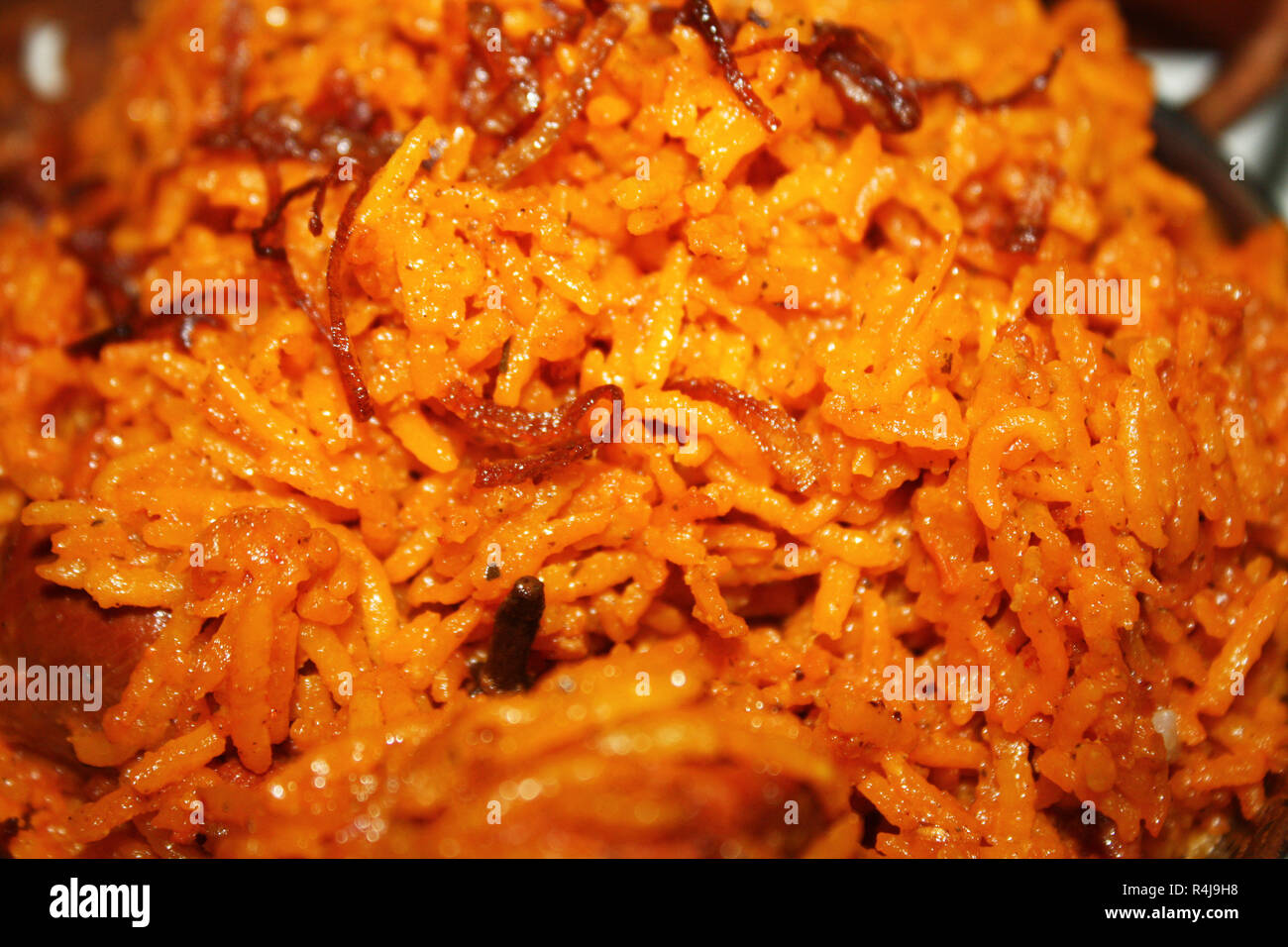 The food cooked at restaurant Stock Photo - Alamy