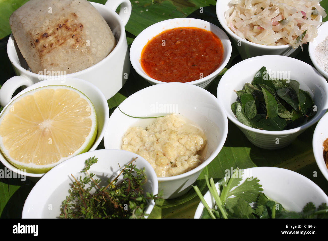 The food cooked at restaurant Stock Photo - Alamy